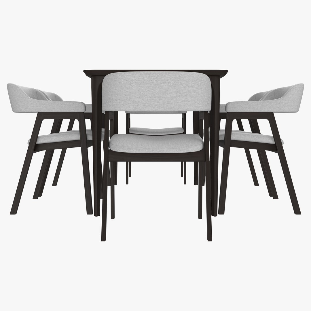 3D Konyshev Play Table With Article Savis Gray Dining Chairs - TurboSquid 2025505