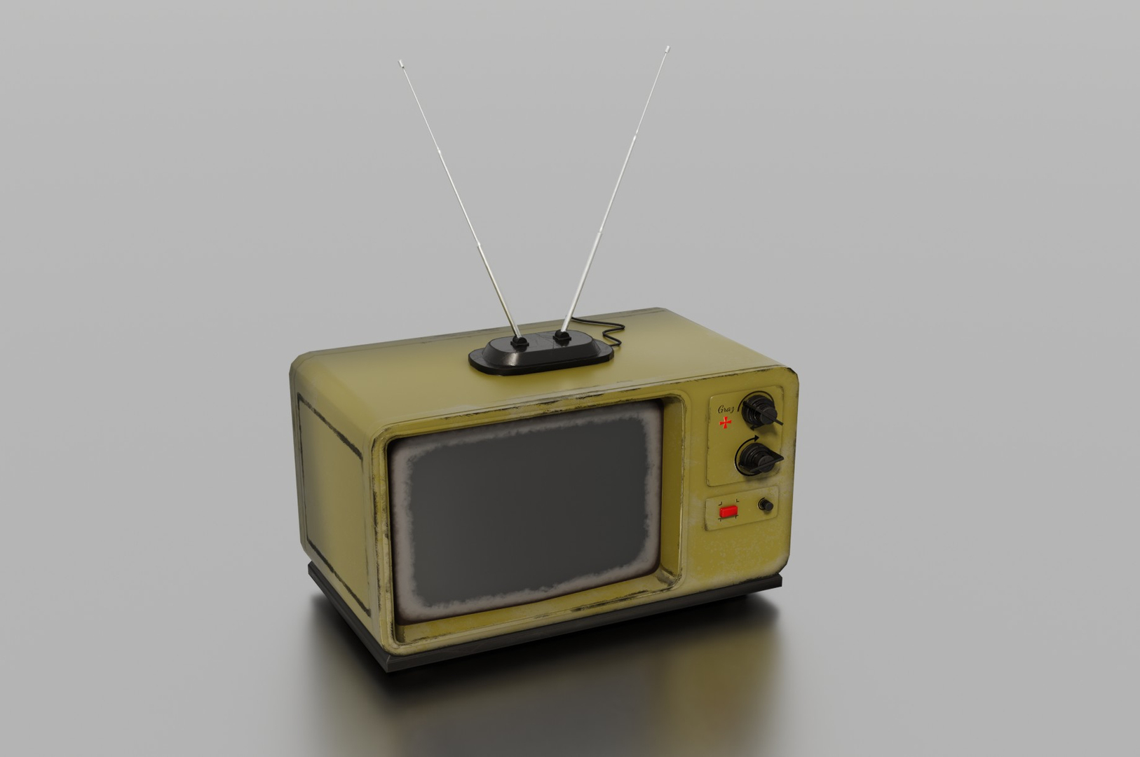 3D Old TV model - TurboSquid 1780463