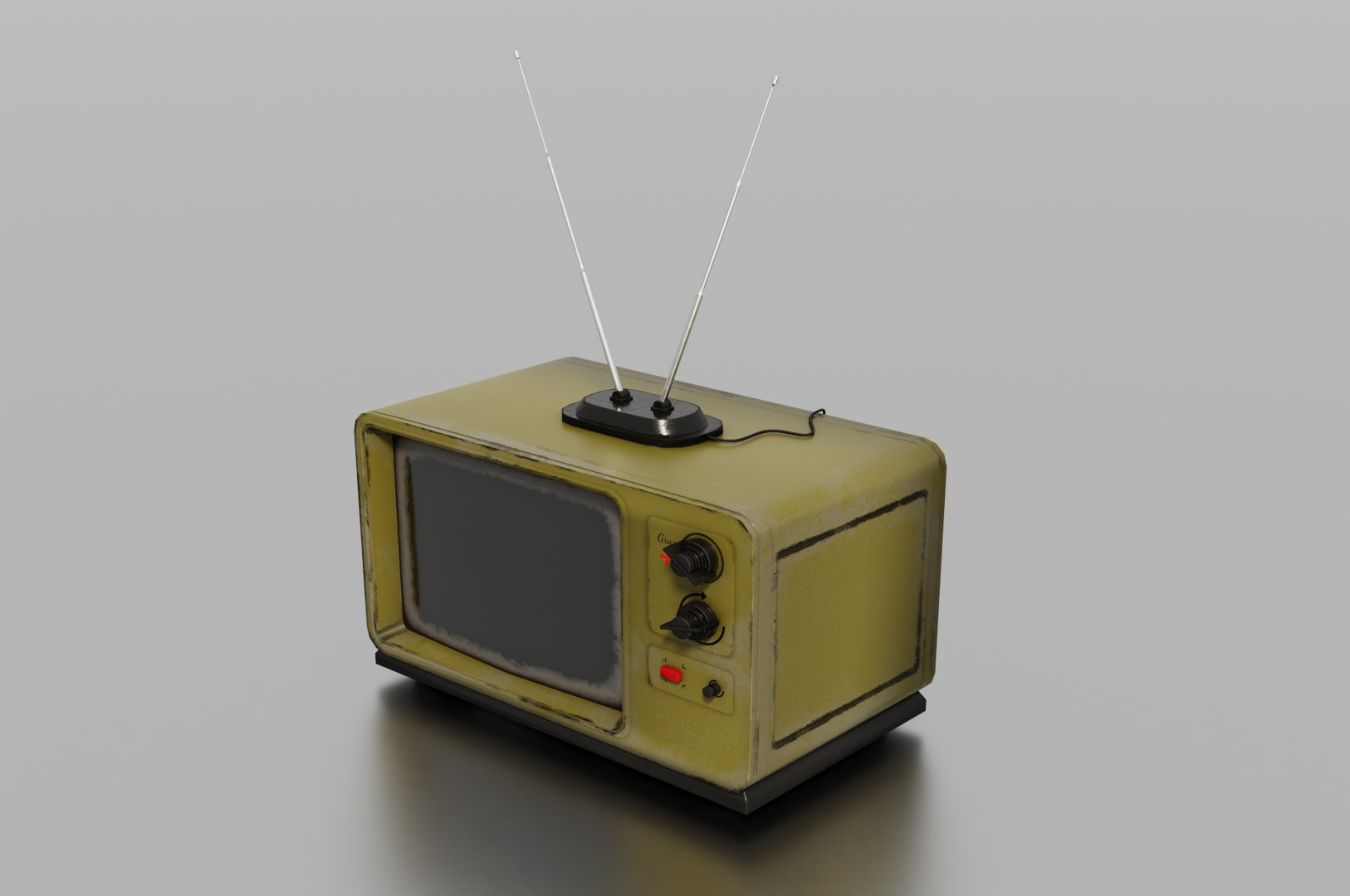 3D Old TV model - TurboSquid 1780463