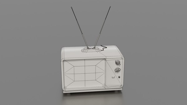 3D Old TV model - TurboSquid 1780463