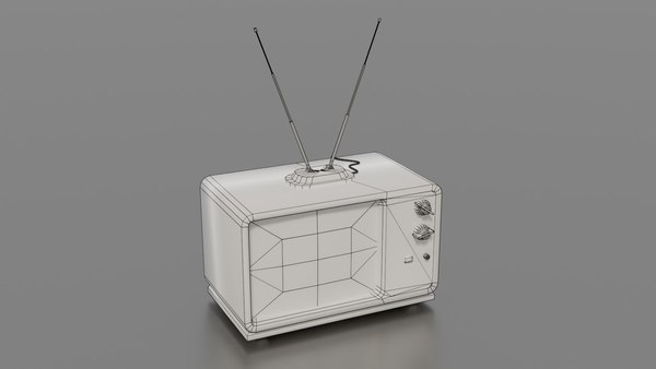 3D Old TV model - TurboSquid 1780463