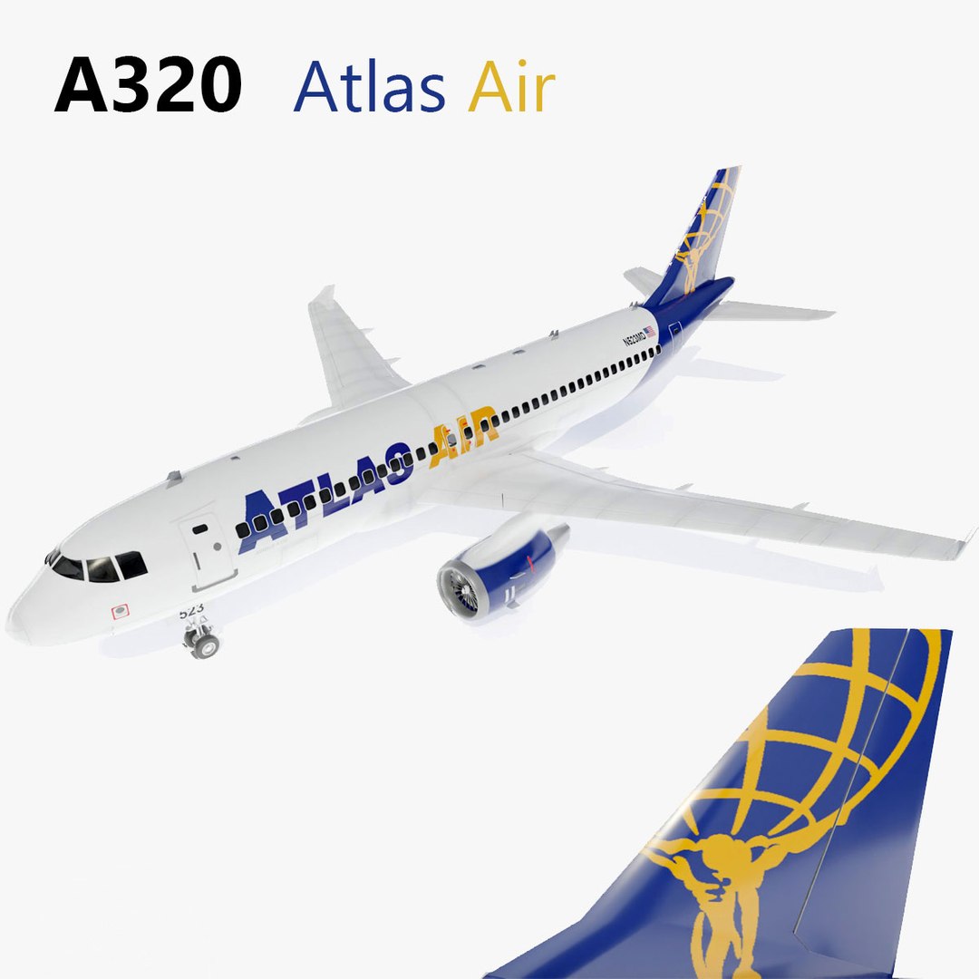 3d a320 atlas air