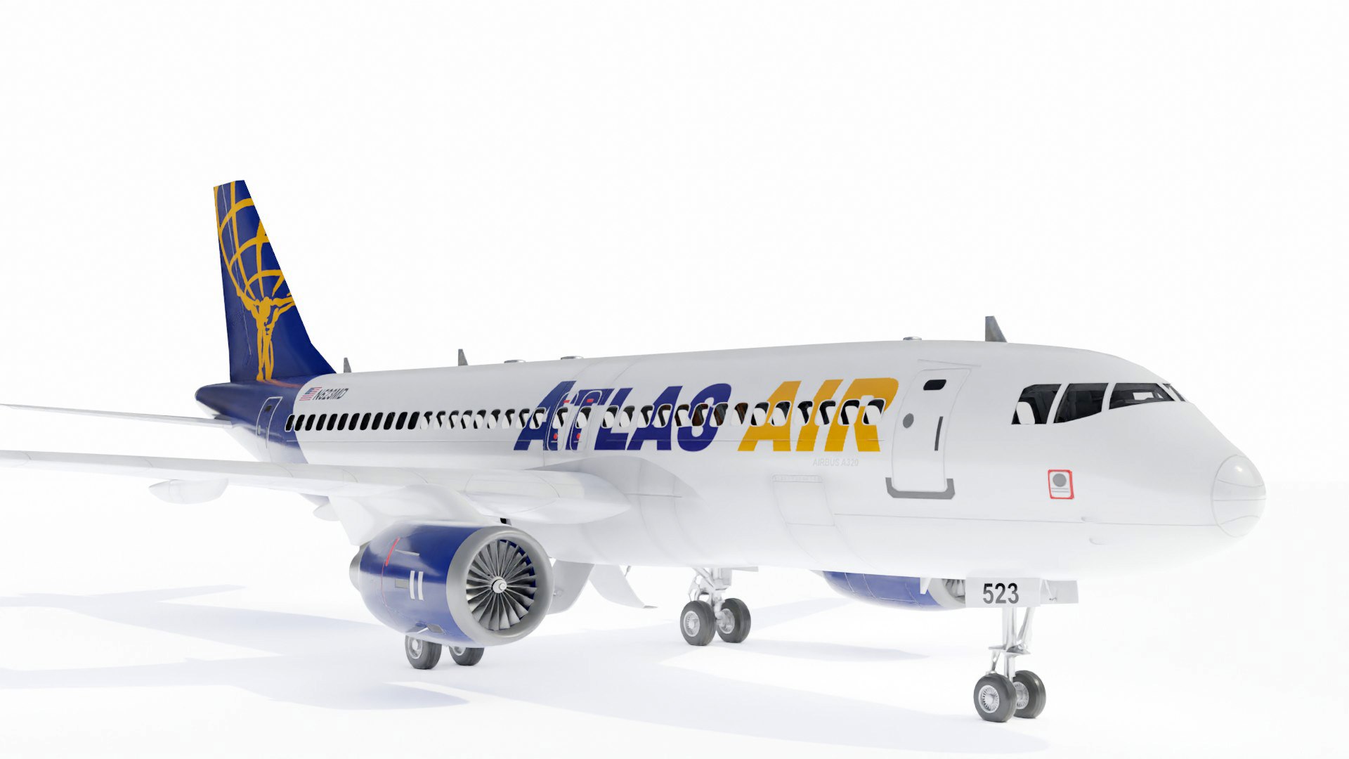 3d A320 Atlas Air