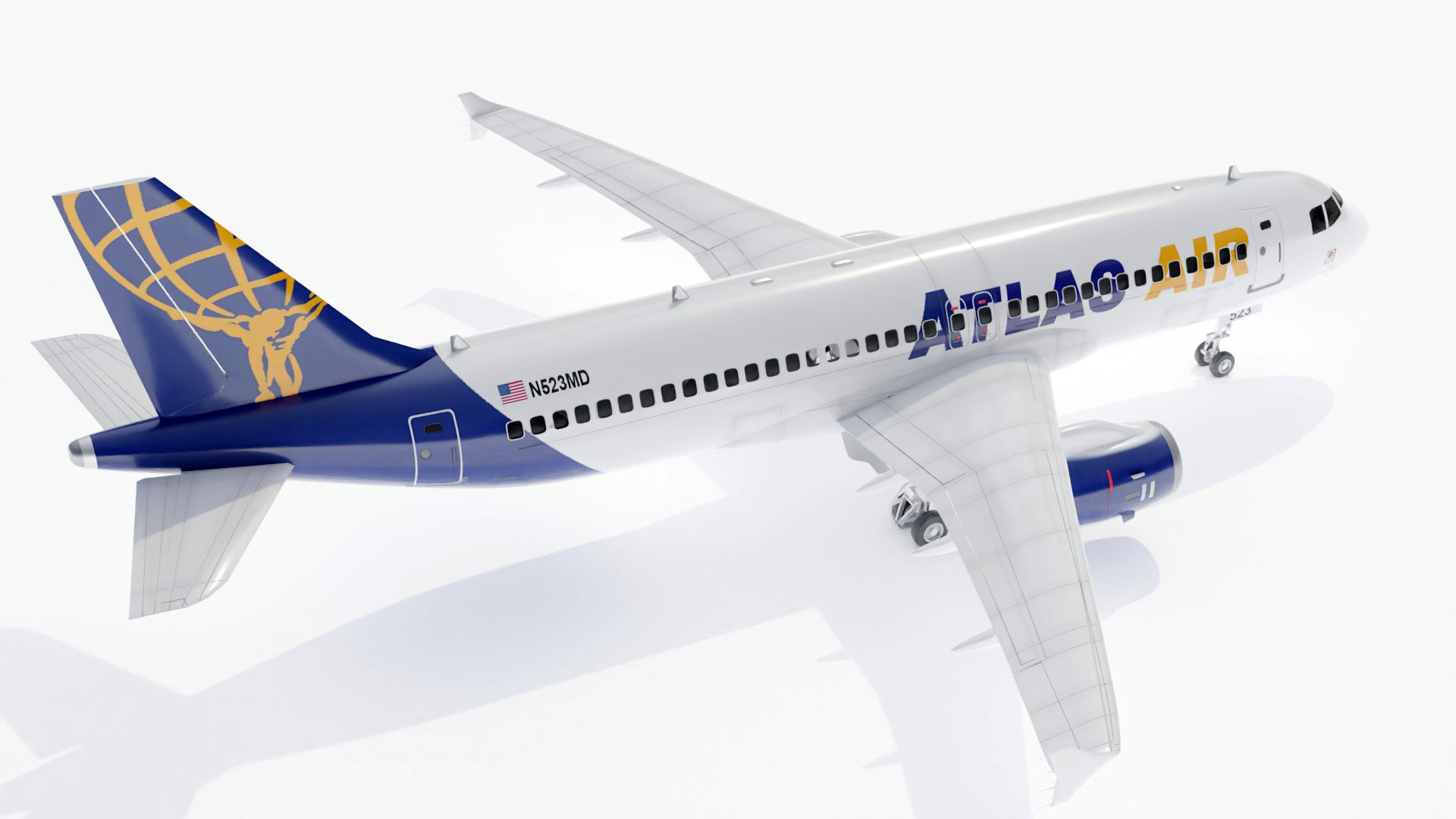 3d A320 Atlas Air