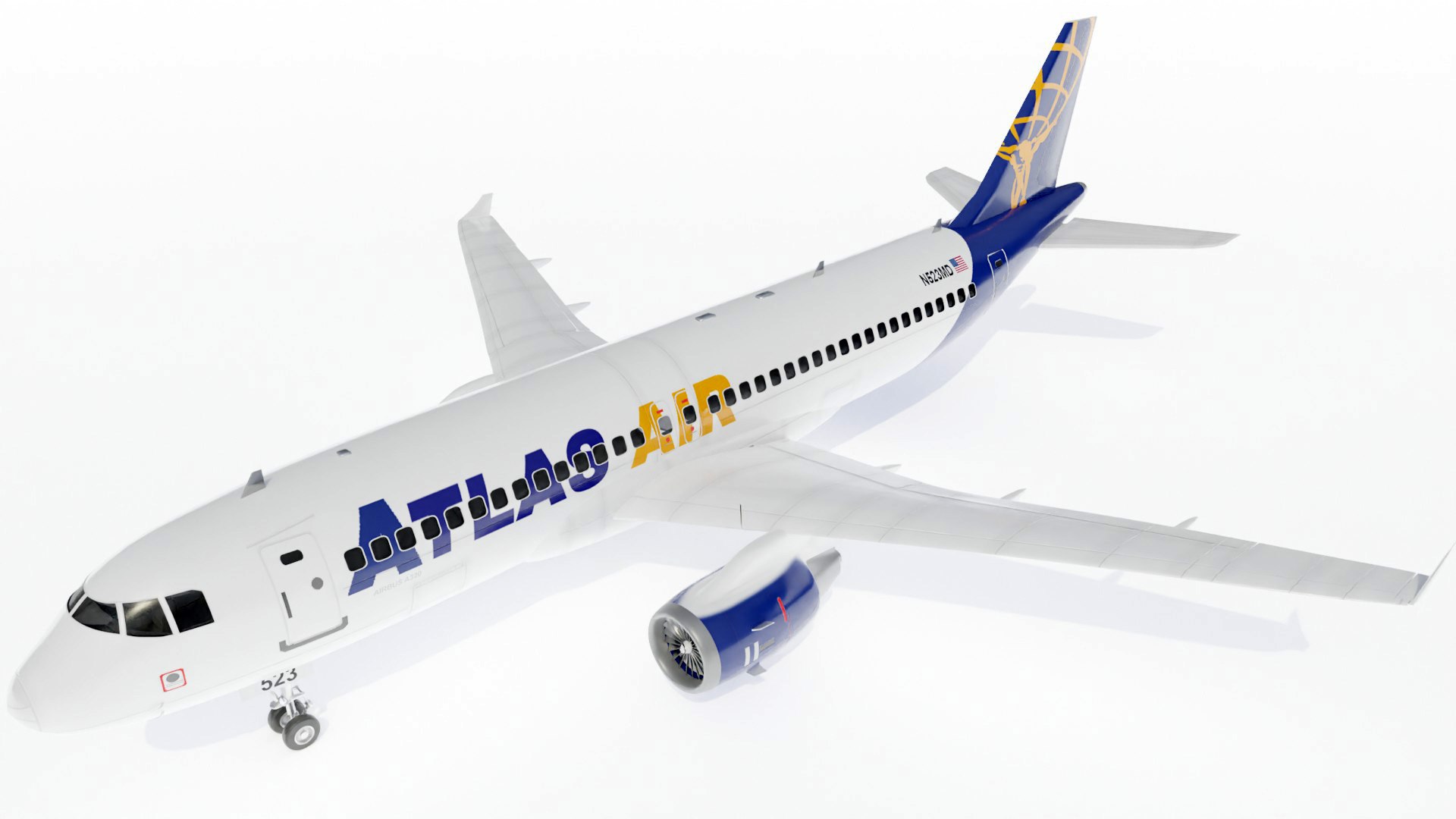 3d A320 Atlas Air