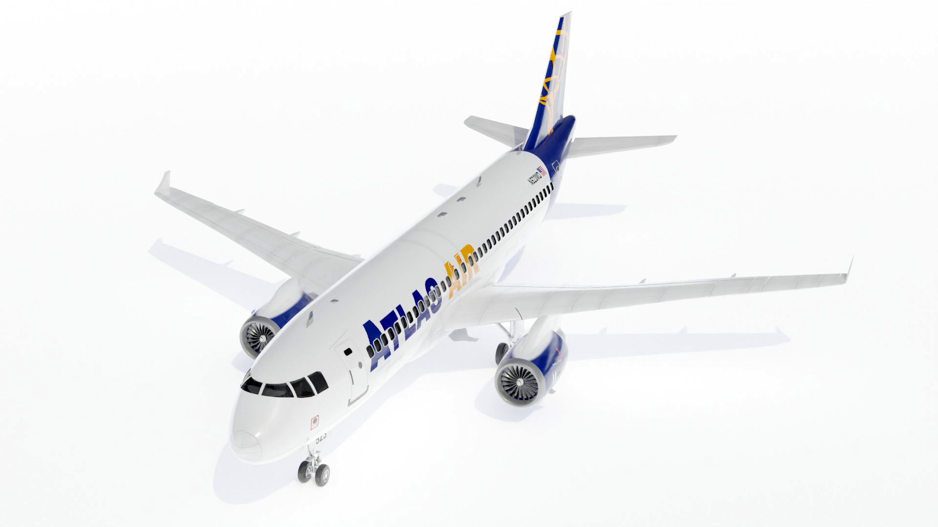 3d A320 Atlas Air