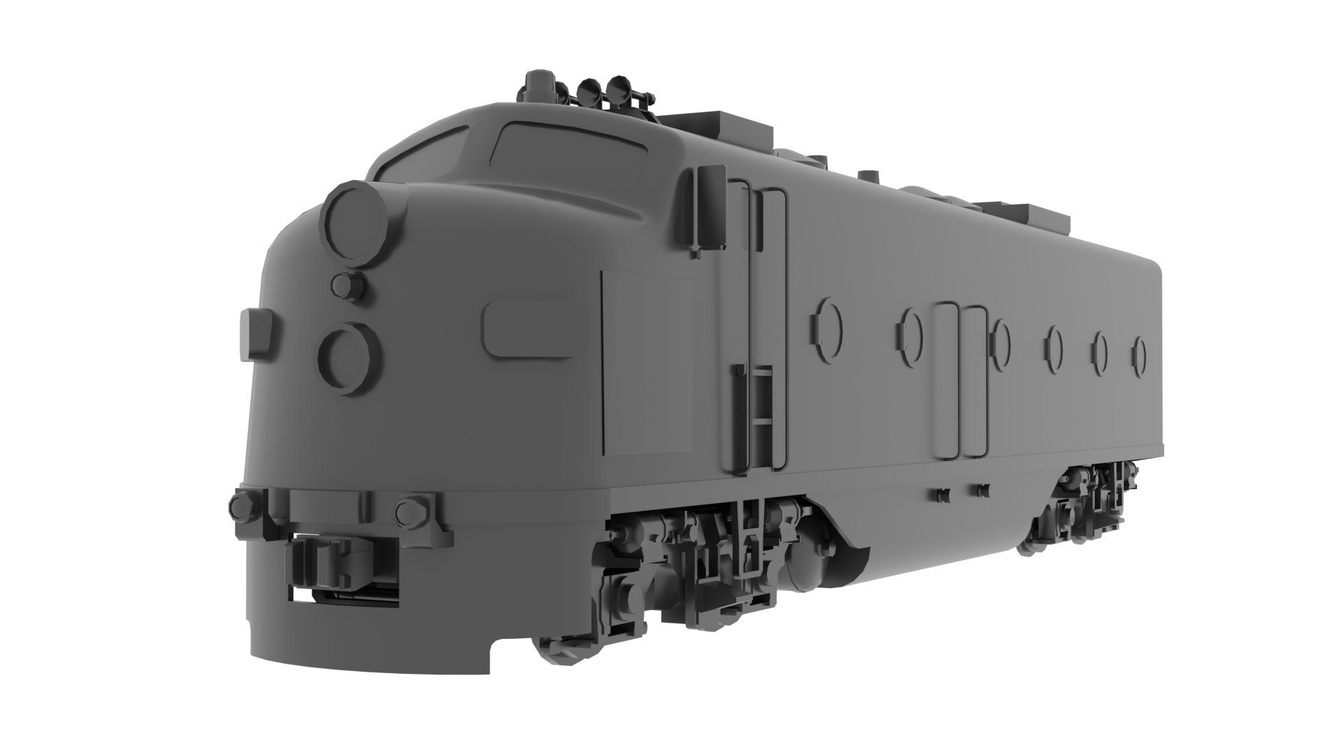 Train Engine 3D Model - TurboSquid 1646955