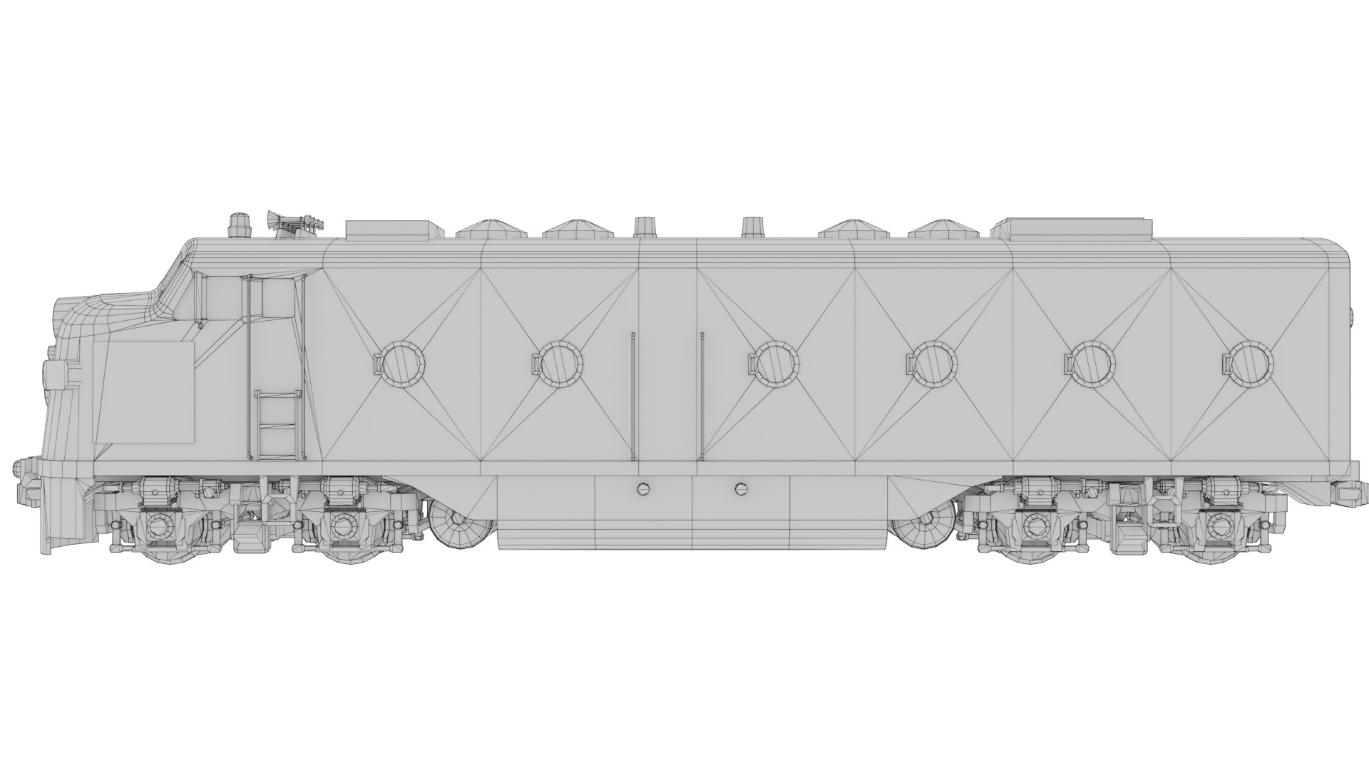 Train Engine 3D Model - TurboSquid 1646955