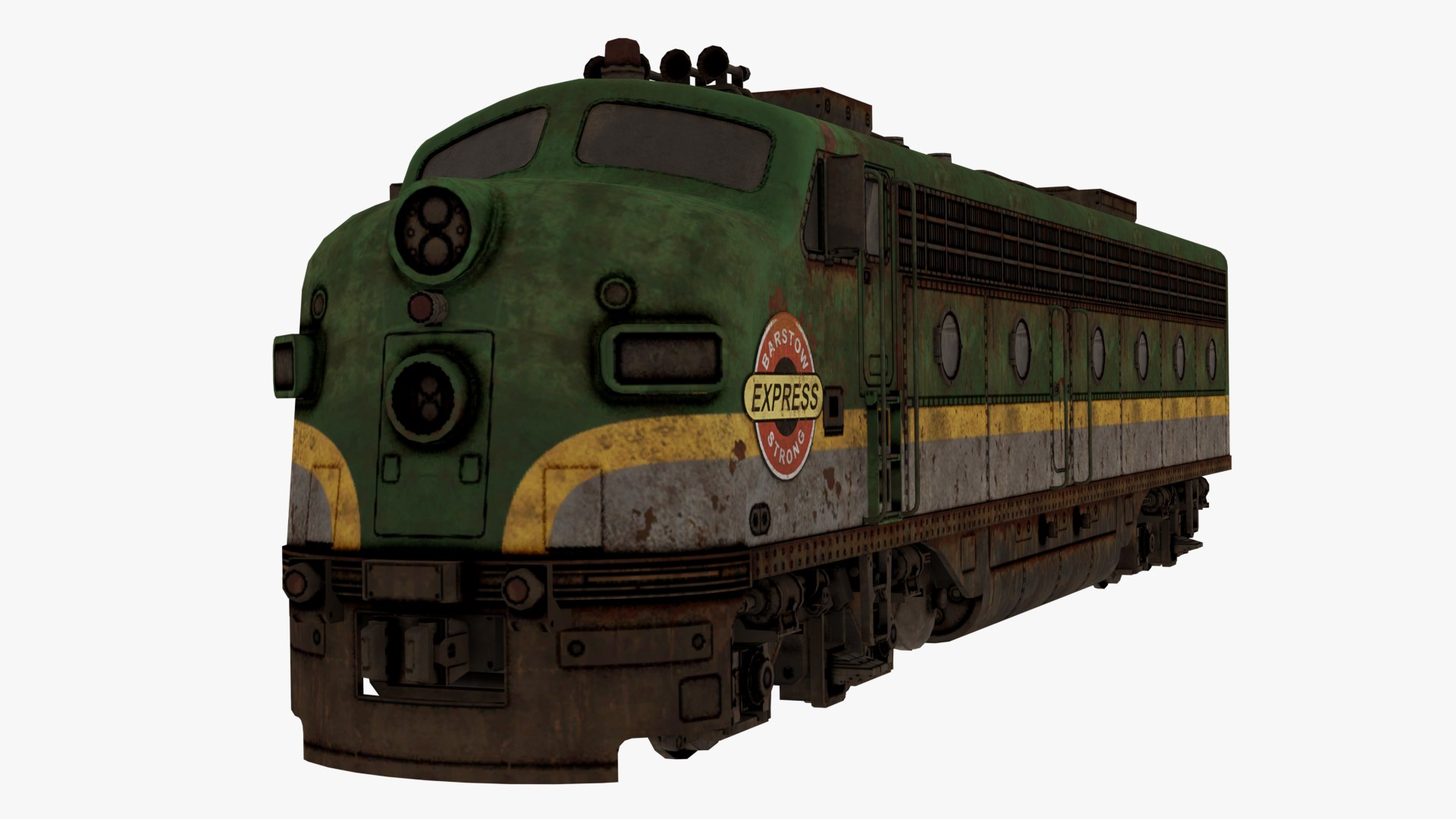 Train Engine 3D Model - TurboSquid 1646955