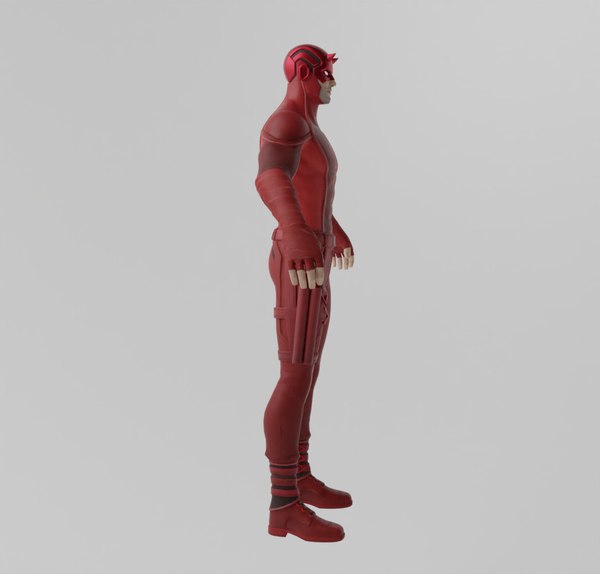 Daredevil Lowpoly Rigged 3D model - TurboSquid 2033875