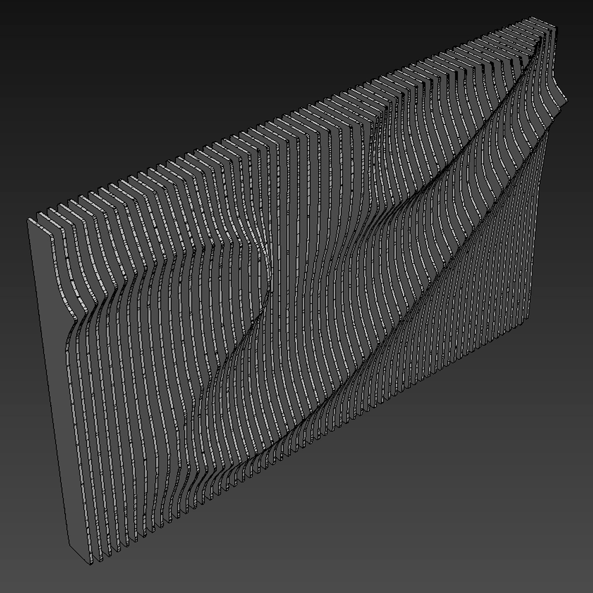 Parametric partitions 3D model - TurboSquid 1394535
