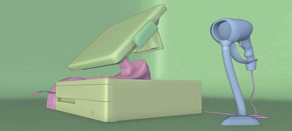 Cash Register Blender Models for Download | TurboSquid