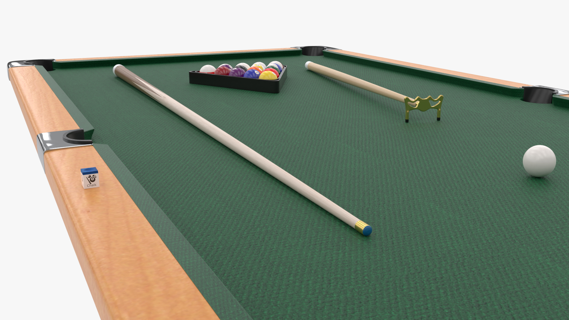 3D Pool Table - TurboSquid 1885895