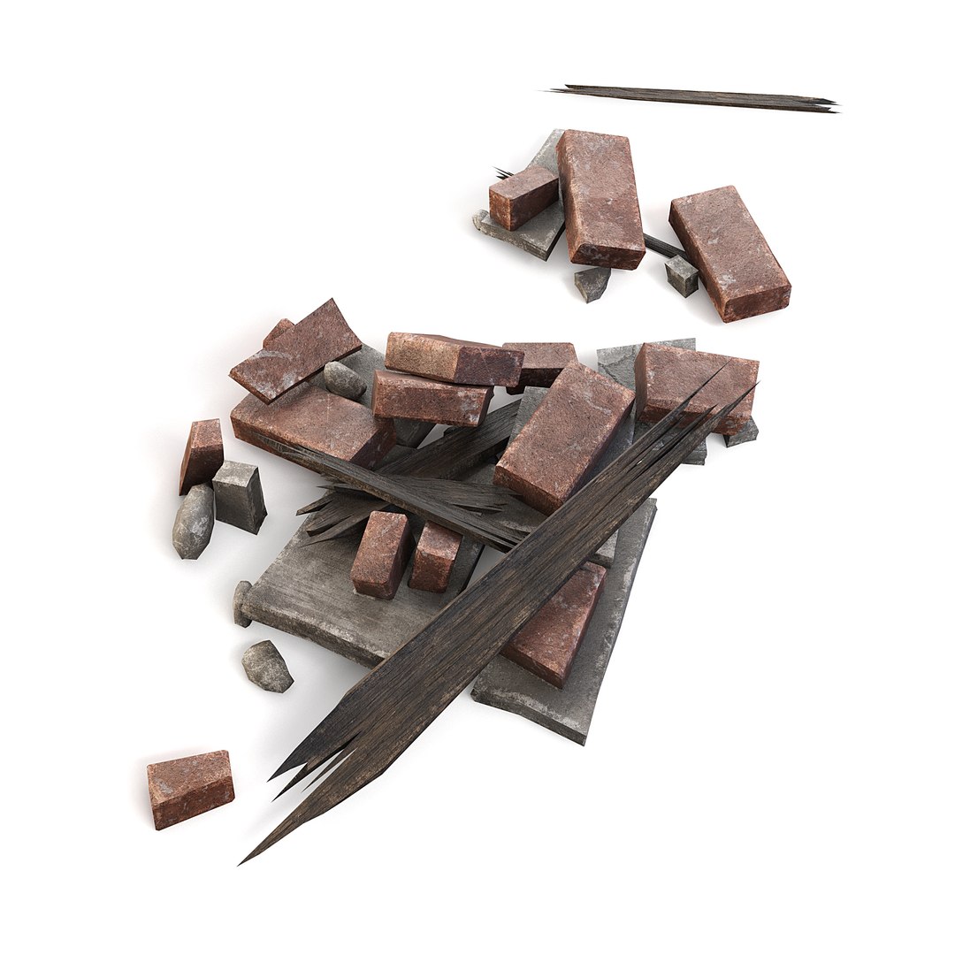 Rubble Small 3D Model - TurboSquid 2255791
