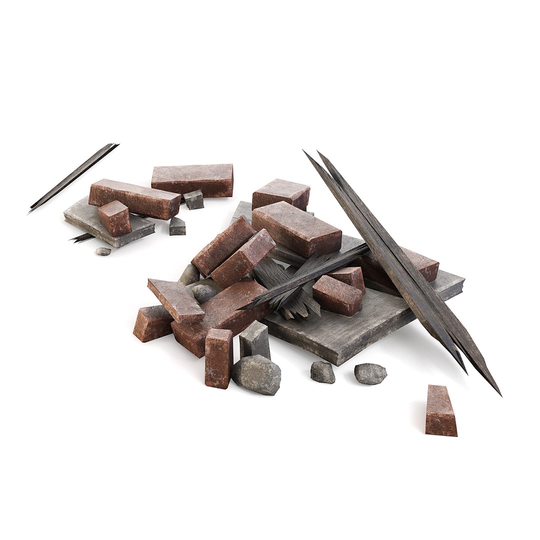 Rubble Small 3D Model - TurboSquid 2255791