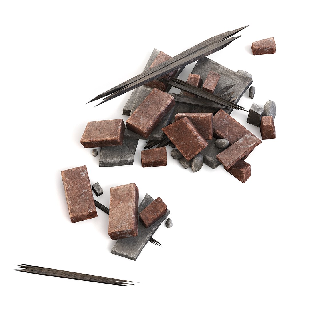 Rubble Small 3D Model - TurboSquid 2255791