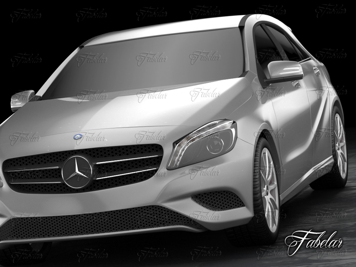 Mercedes Class W176 3d Max