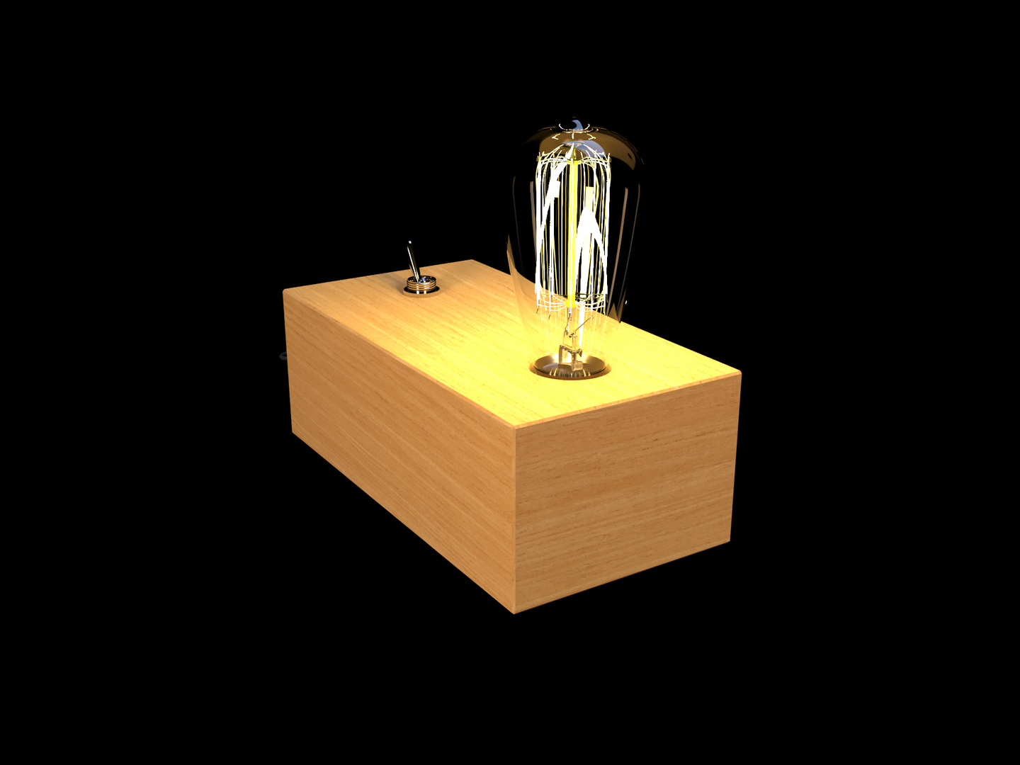 Edison Lamp 3D Model - TurboSquid 2008036