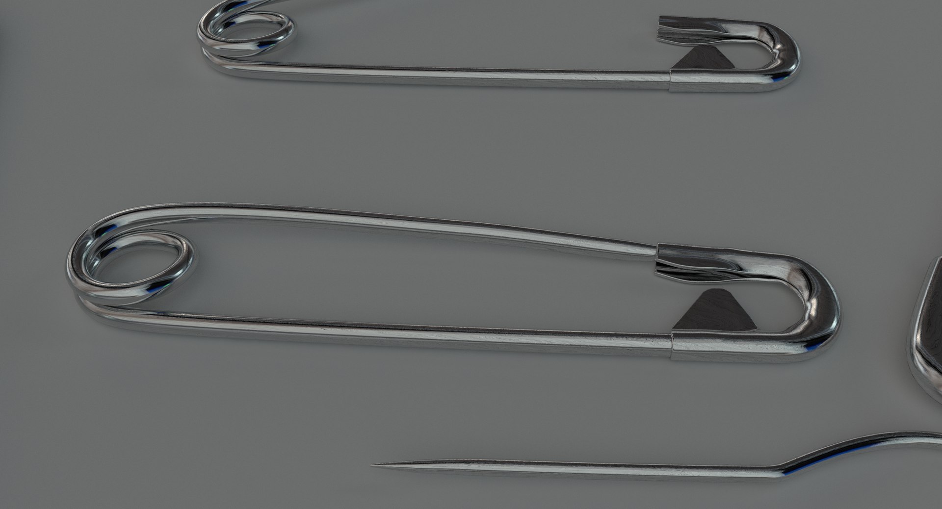 Safety Pins Model - TurboSquid 1190602