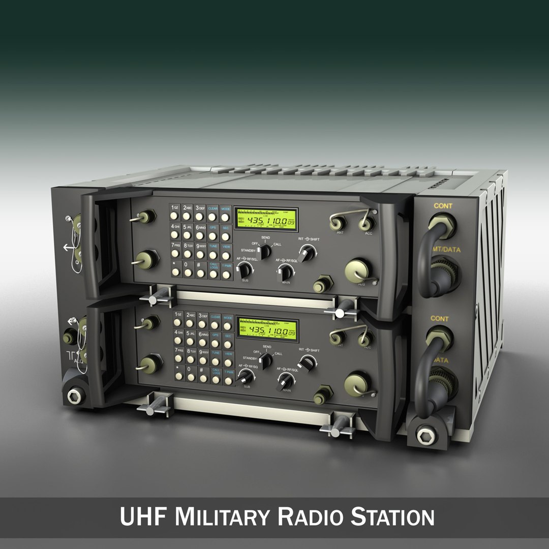 C4d Radio Military Uhf