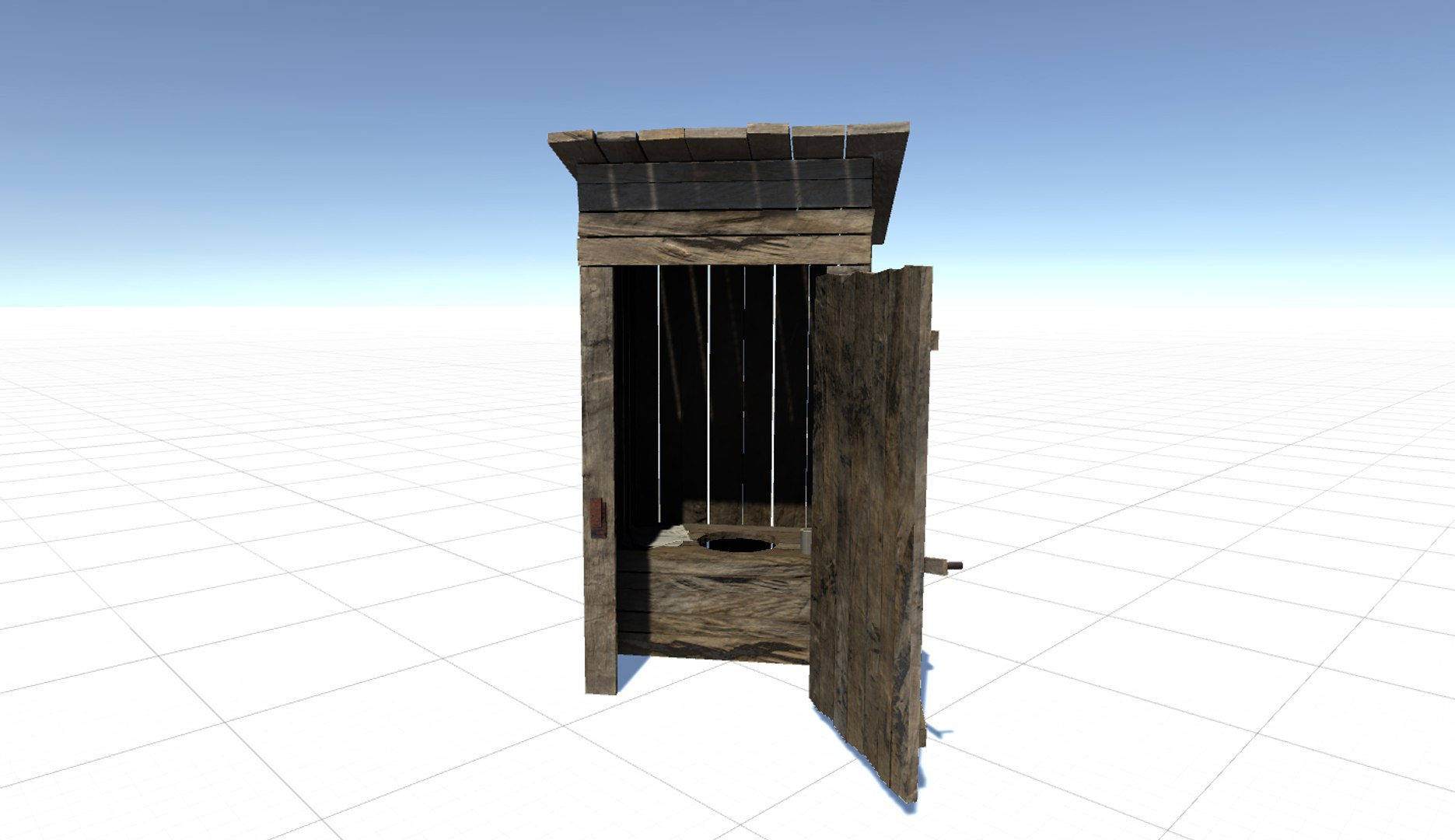 3d Model Outhouse