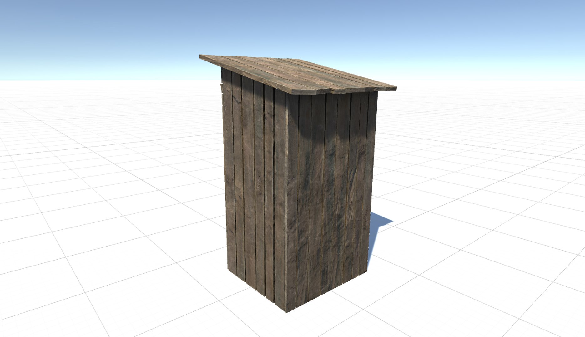 3d Model Outhouse