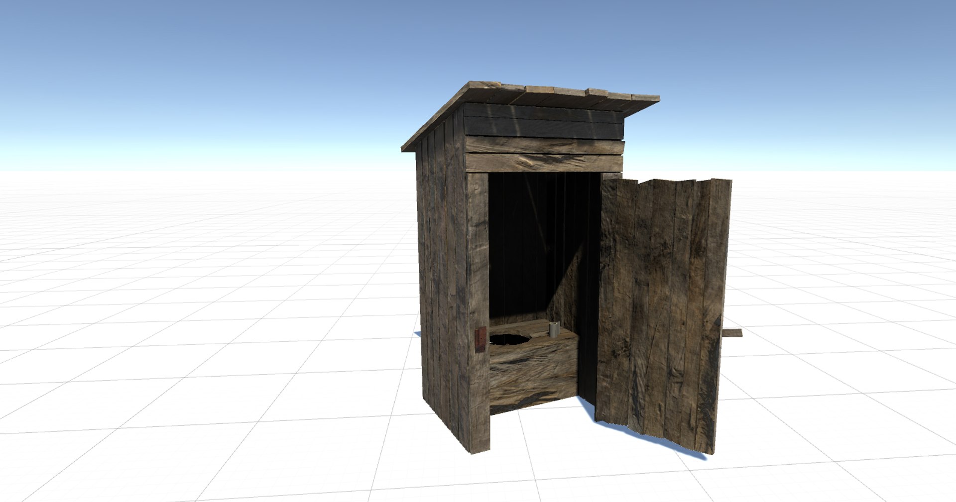 3d Model Outhouse