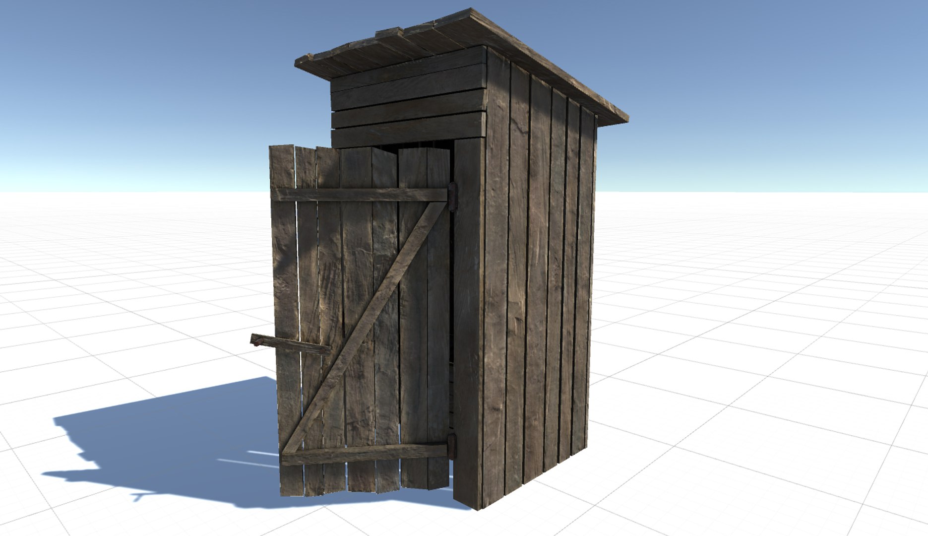 3d Model Outhouse