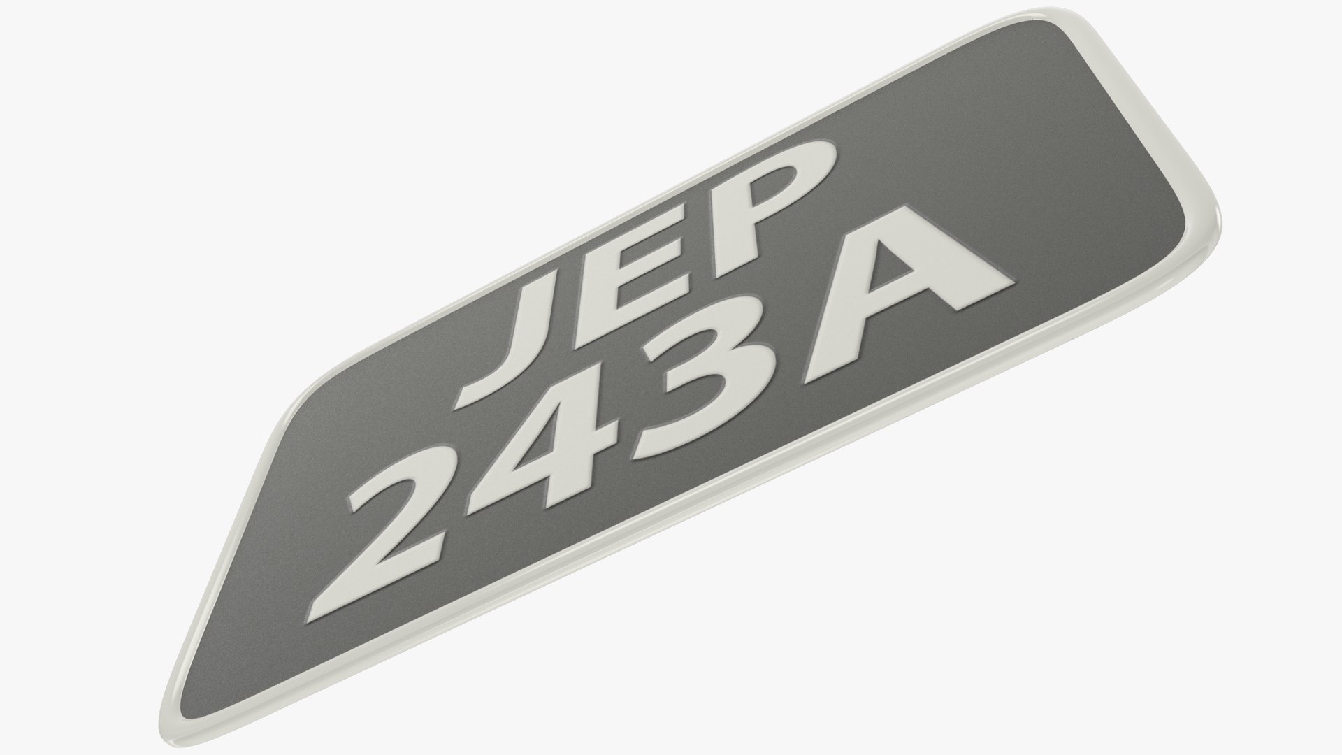 3D Retro Car License Plate V4 - TurboSquid 2064980