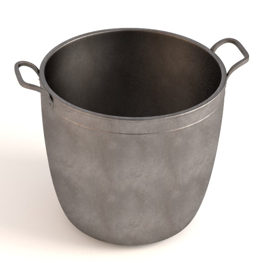 antique pots 3d model