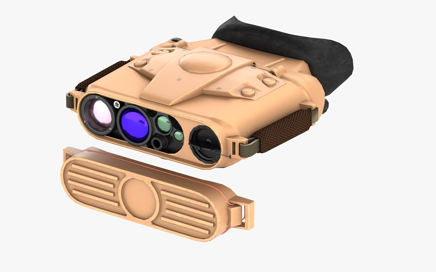 3D JIM COMPACT night vision infrared binoculars model - TurboSquid 2091230