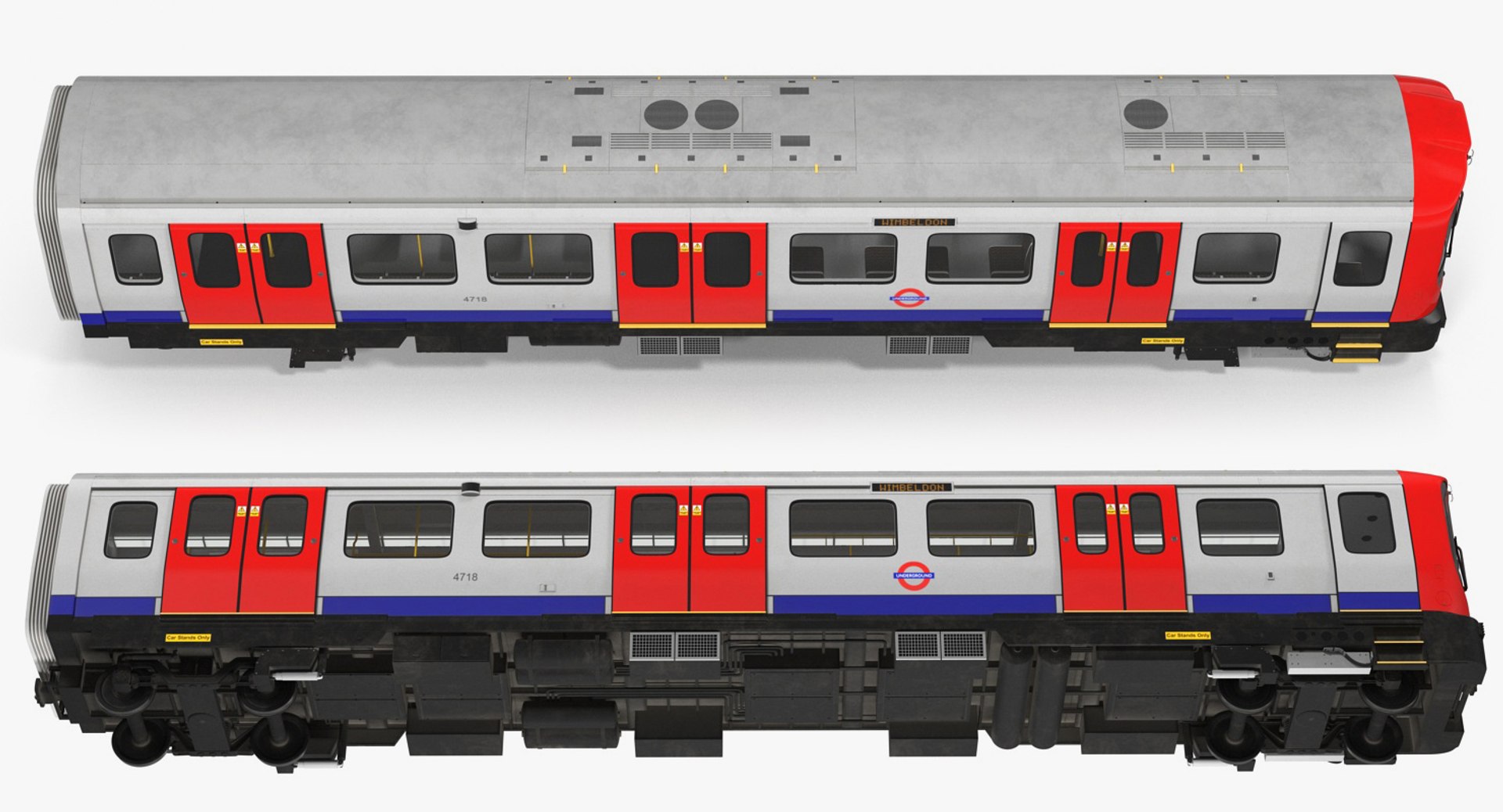London Subway Train S8 Model - TurboSquid 1305597