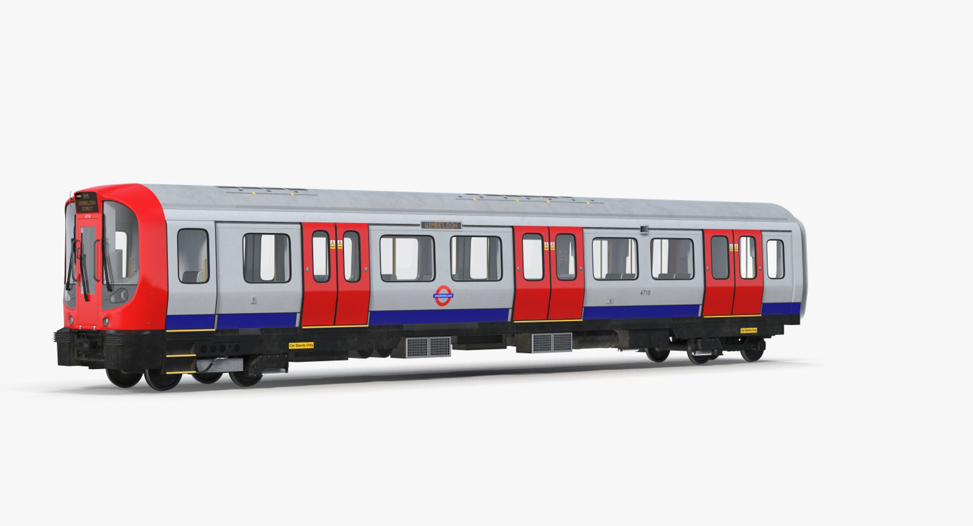 London Subway Train S8 Model - TurboSquid 1305597