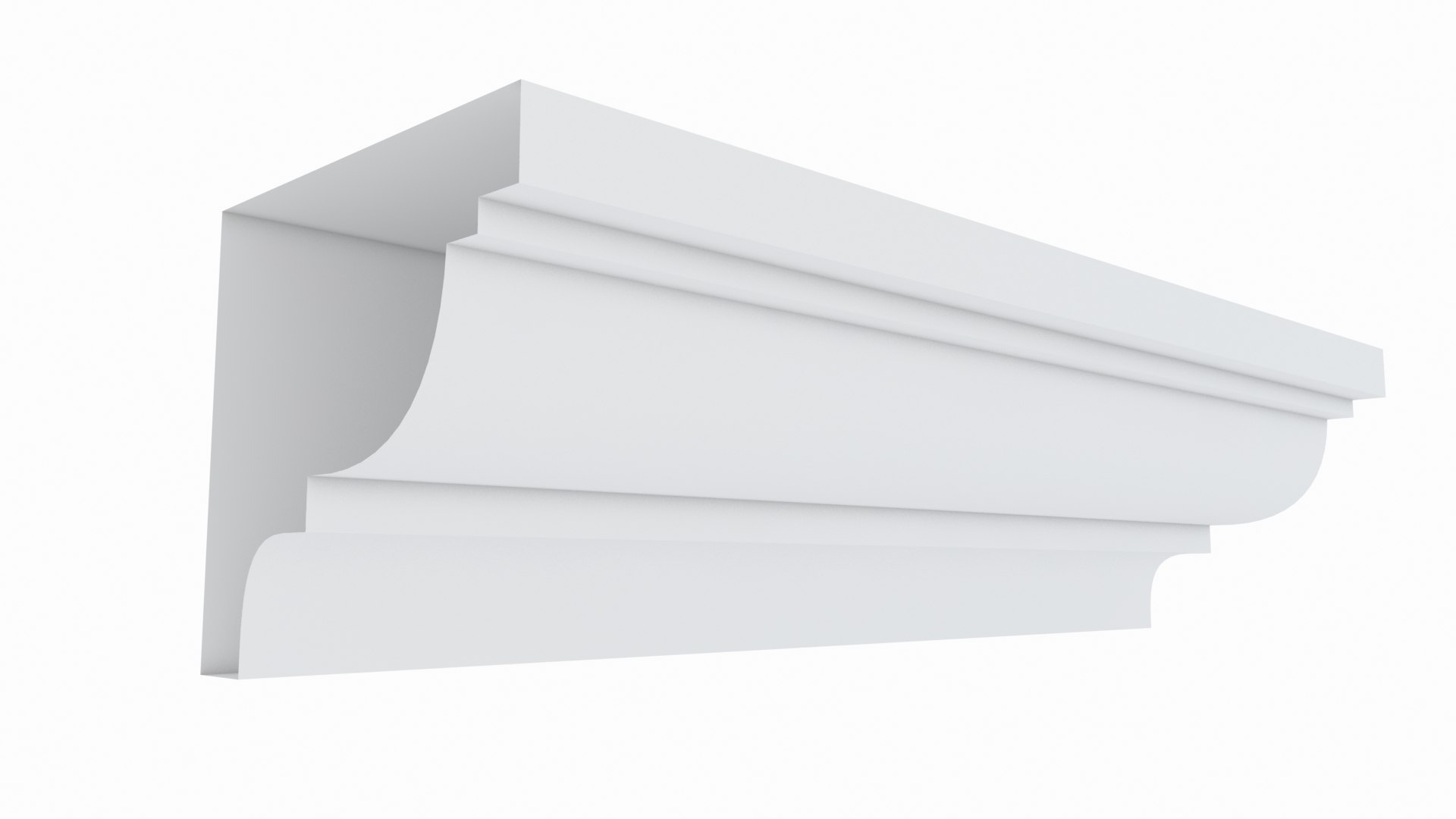 3D Model Cornice 122 Straight - TurboSquid 2027230
