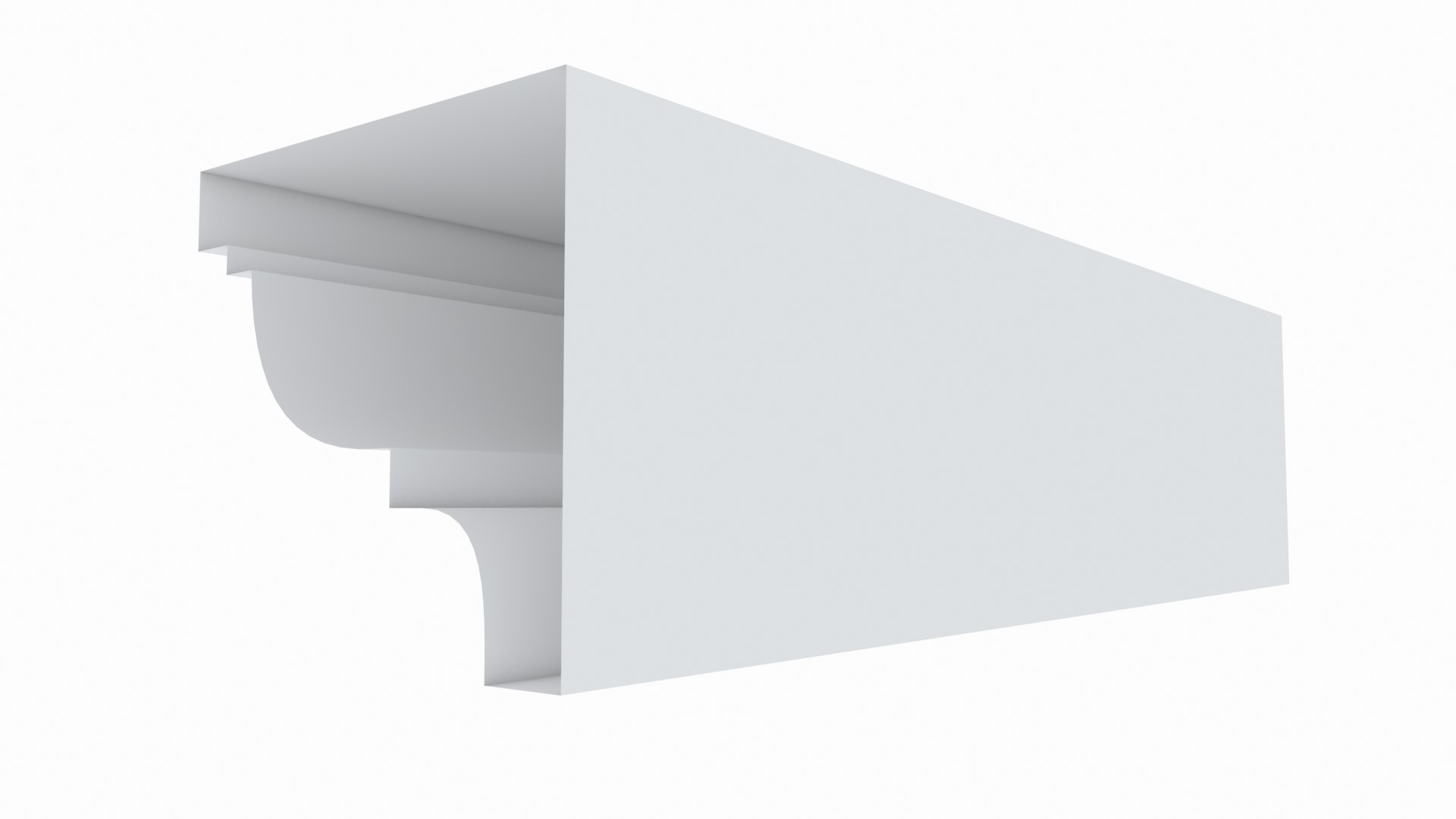 3D Model Cornice 122 Straight - TurboSquid 2027230