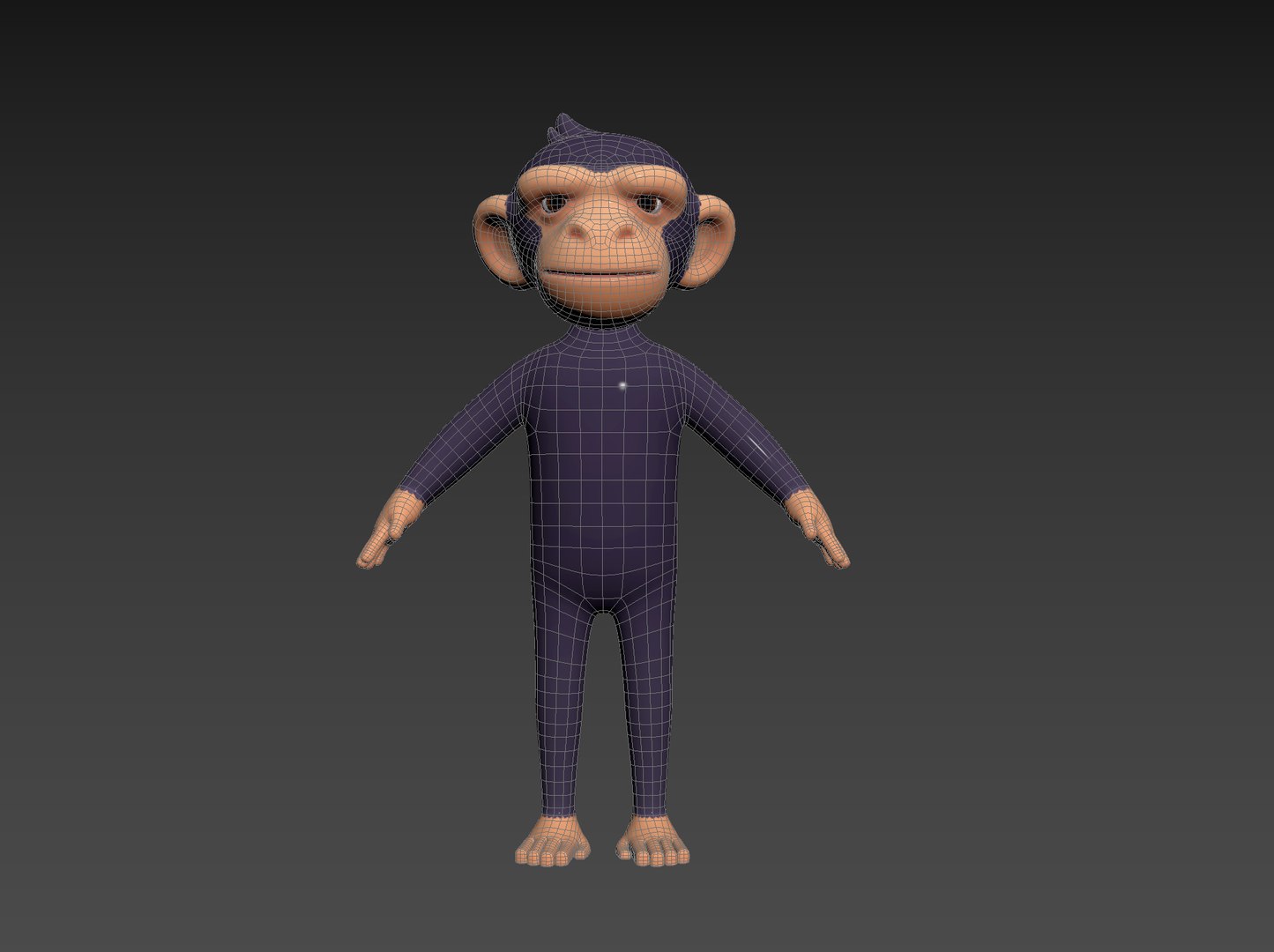 Character109 Chimpanzee 3D Model - TurboSquid 1724053