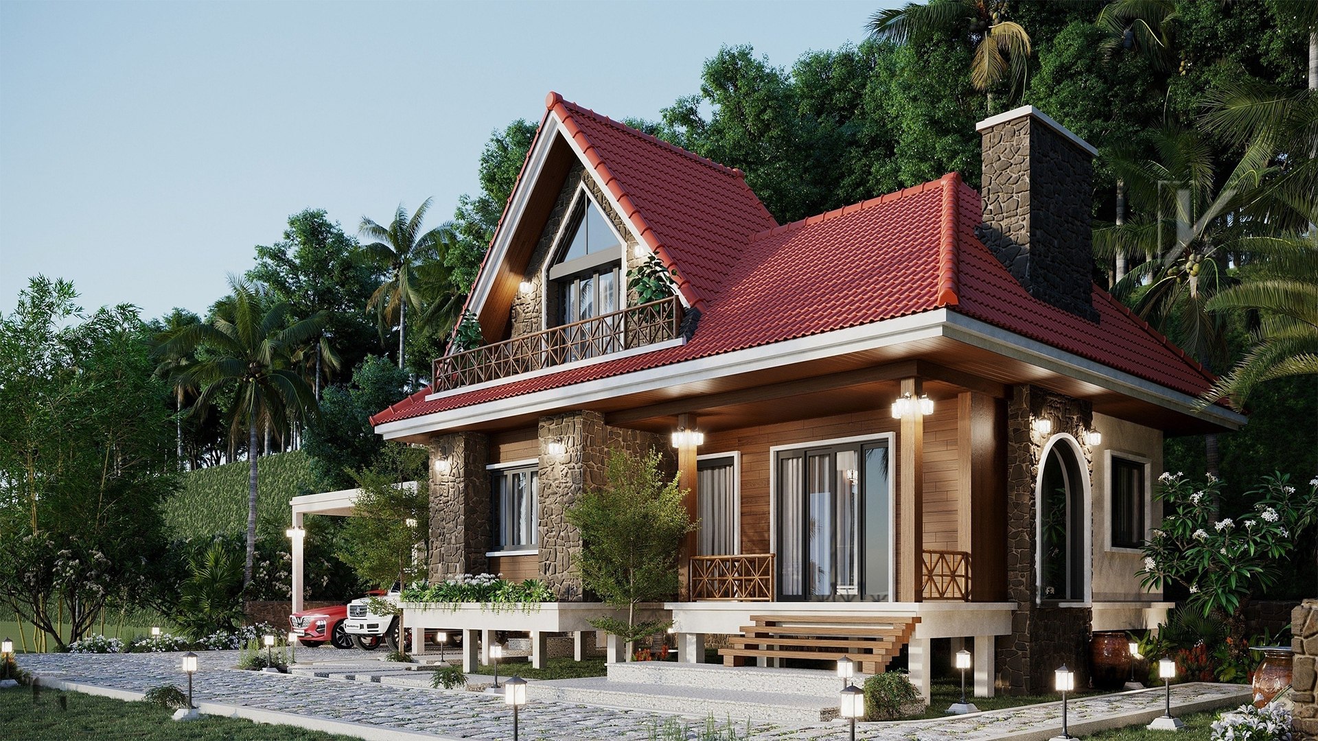 Homestay Resort House 02 - SuperCAT 3D - TurboSquid 2135453