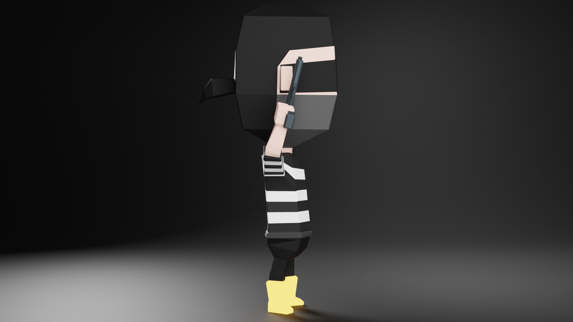 Low Poly Rigged Animated Theif 3D Model 3D Model - TurboSquid 1948290