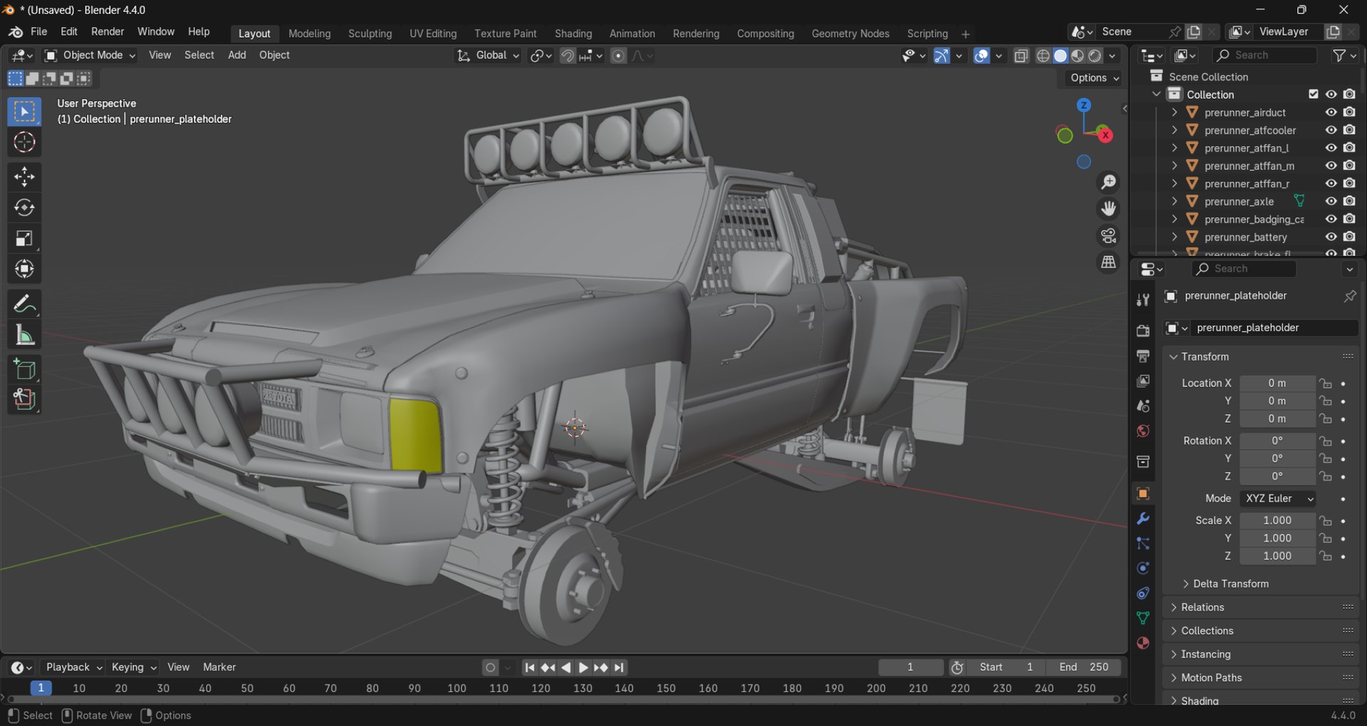 Toyota Pre Runner 3D Model - TurboSquid 2402121