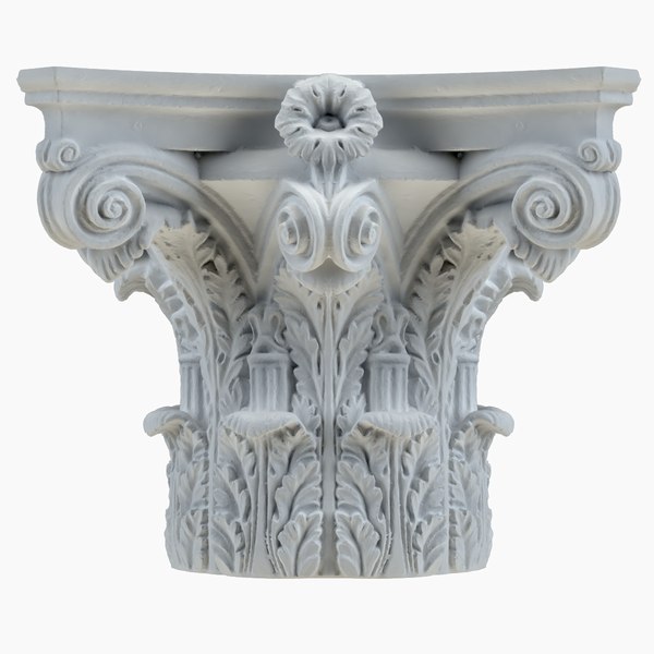 3d column capital