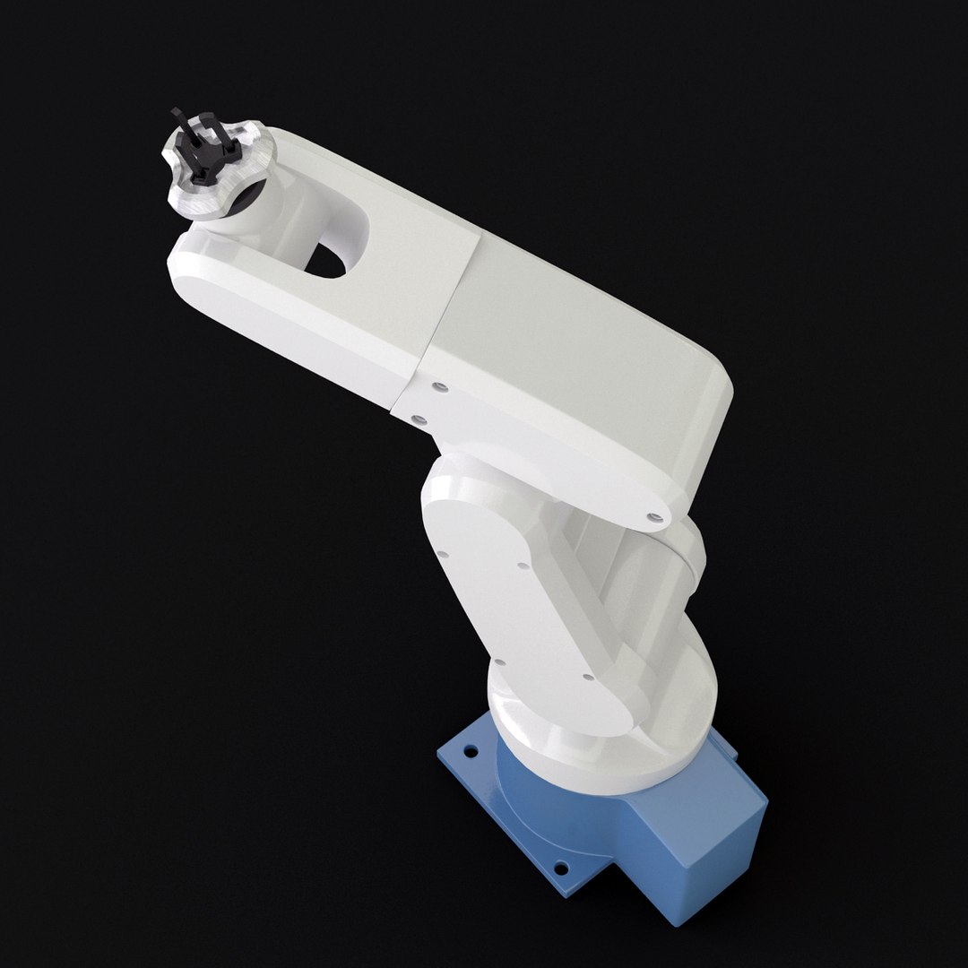 lab robot cell 3d model