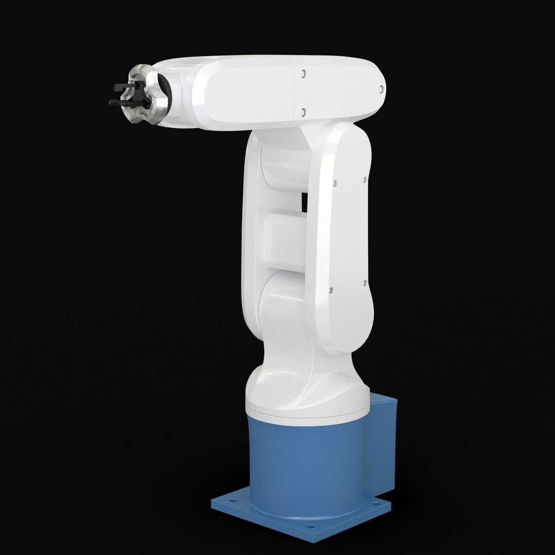 lab robot cell 3d model