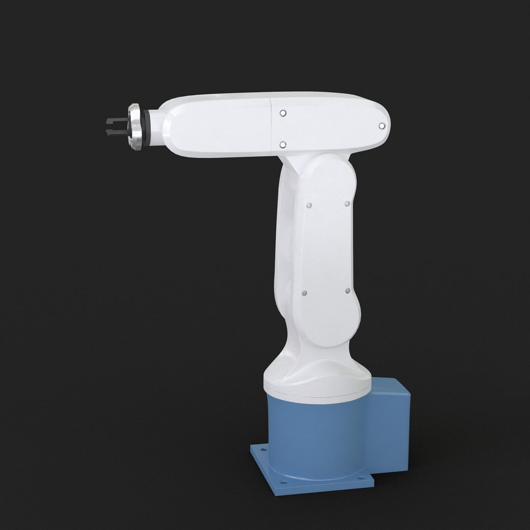 lab robot cell 3d model