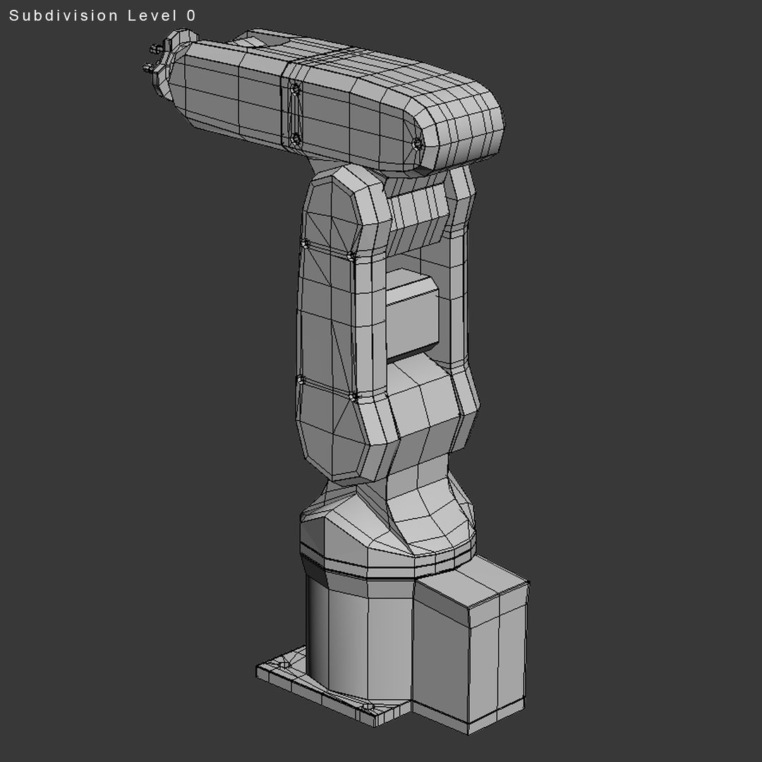 lab robot cell 3d model