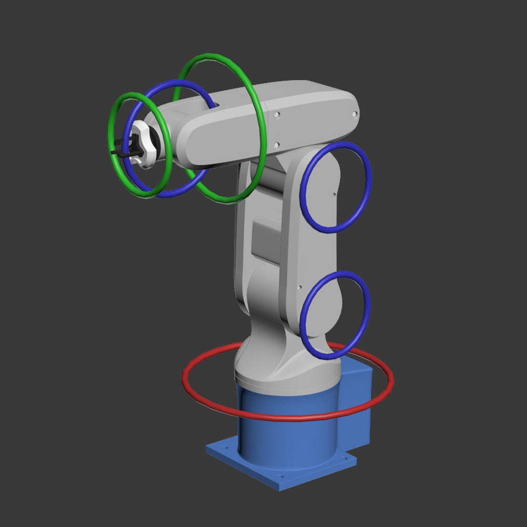 lab robot cell 3d model