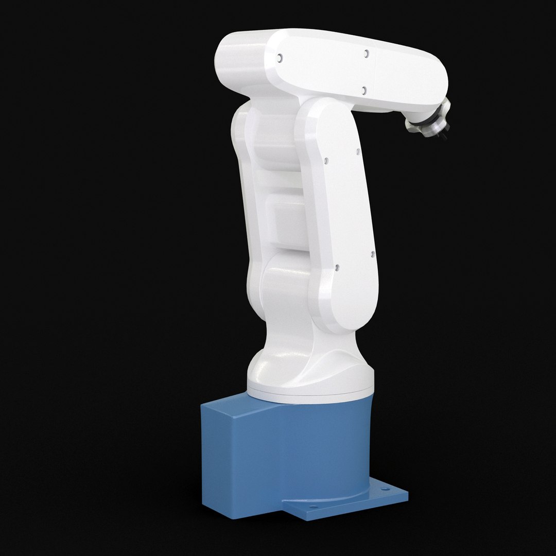 lab robot cell 3d model
