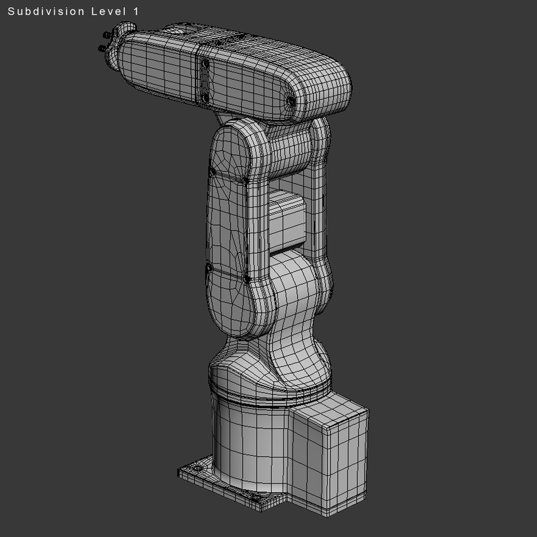 lab robot cell 3d model