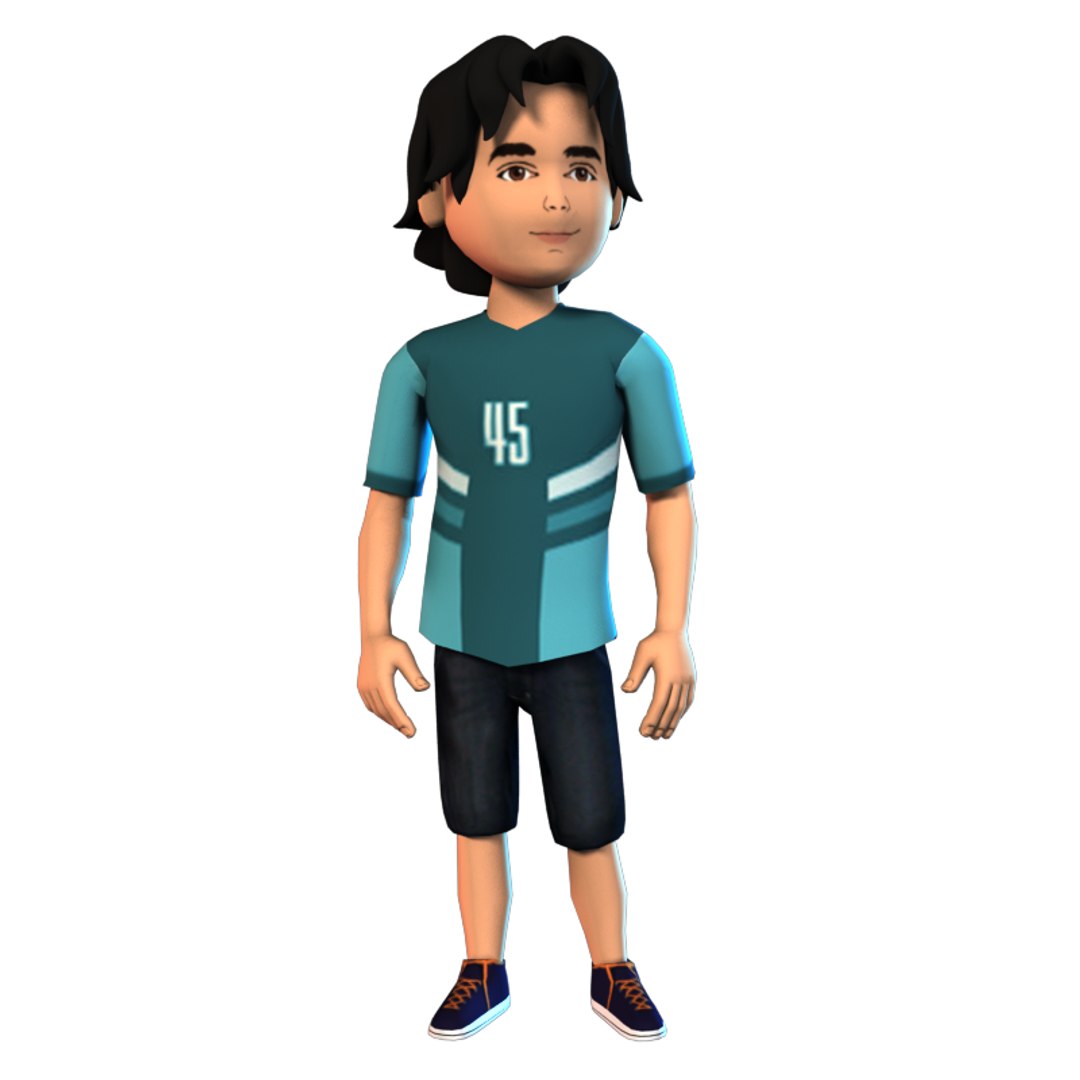 Boy Set F Character 3D Model - TurboSquid 1310520