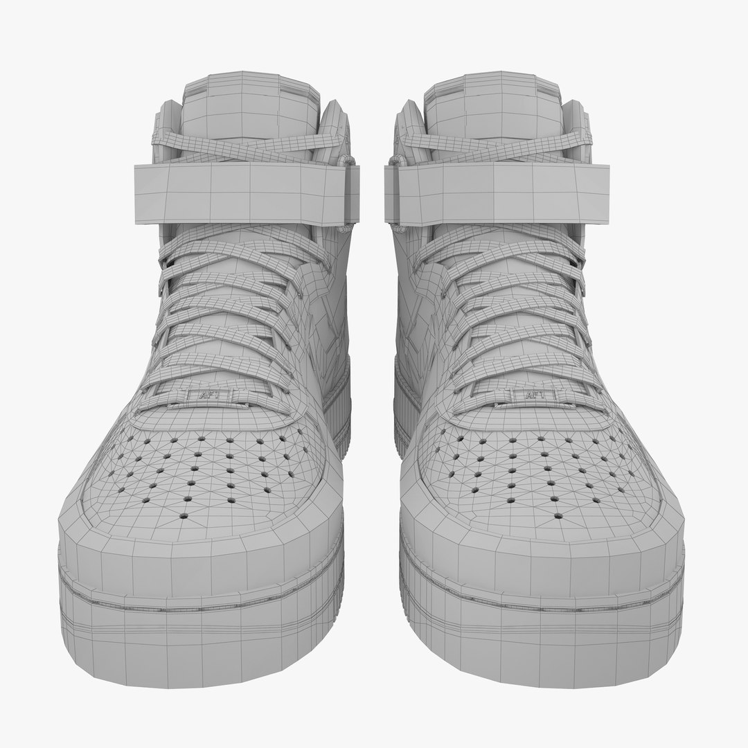 Nike Air Force 1 3D Model - TurboSquid 1250990