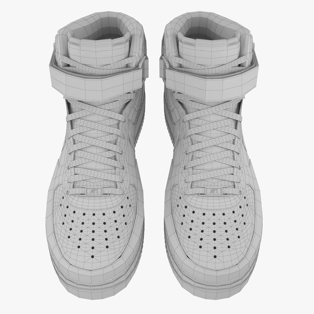 Nike Air Force 1 3D Model - TurboSquid 1250990